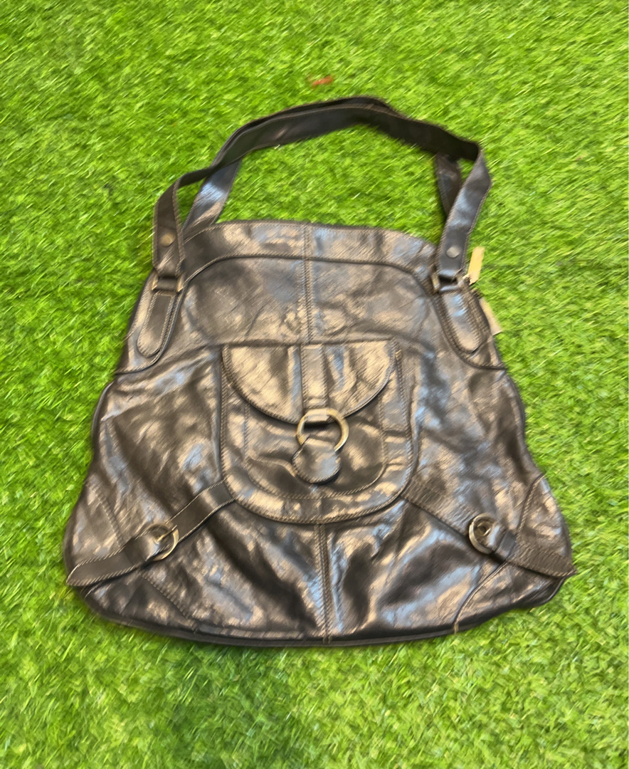 Kozl Black Leather Handbag | Vintage Wholesale Marketplace - Bulk ...